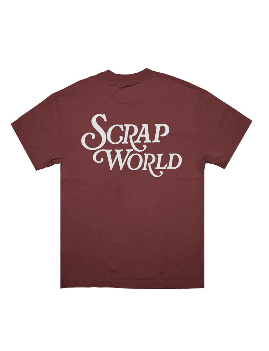 SCRAP WORLD LOGO TEE RED - minishopmadrid