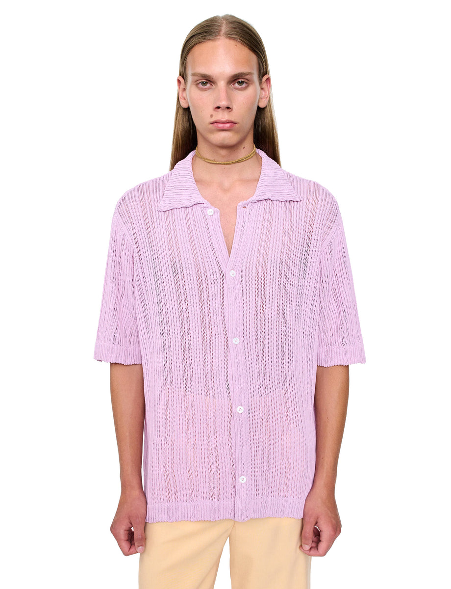 SÉFR JULIAN SHIRT LAVENDER MESH - minishopmadrid